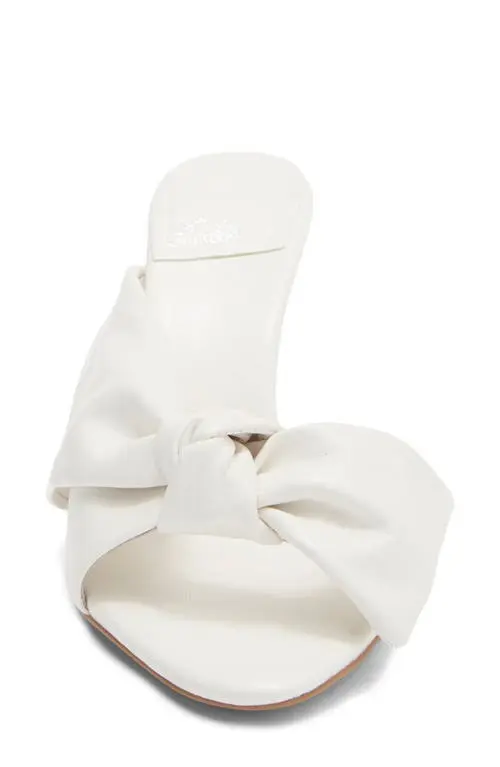 Jeffrey Campbell Spoiled Stiletto Sandal With Bow Detailing - White