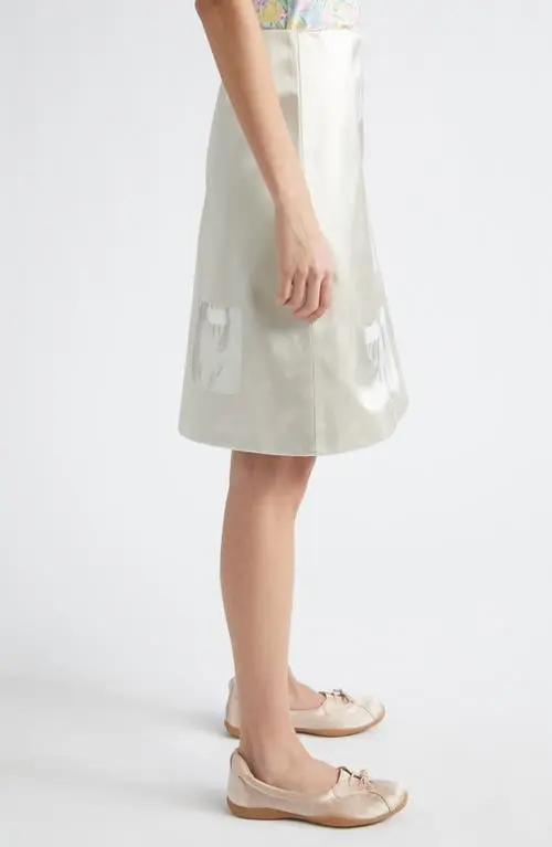 Sandy Liang Keeps Satin Pocket Skirt