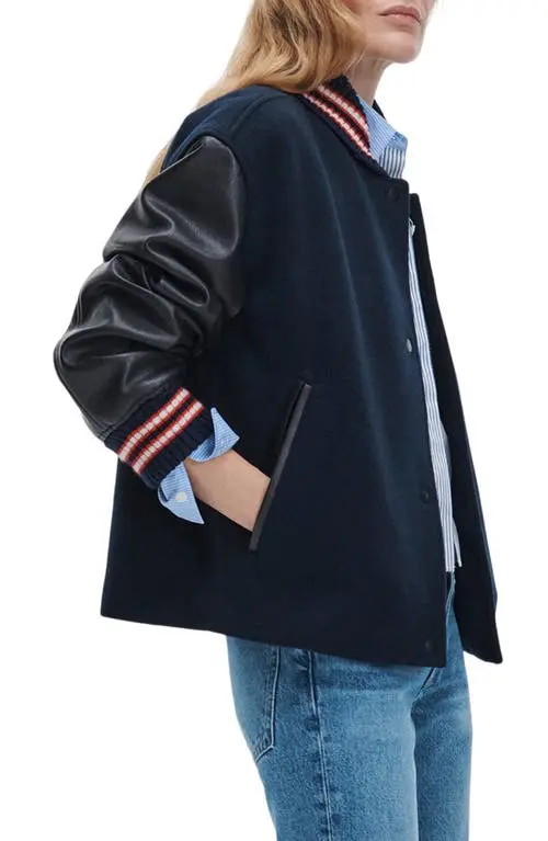 Rag & Bone Scarlet Varsity Jacket
