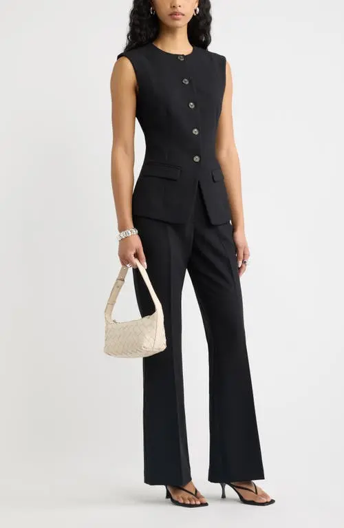 OPEN EDIT Icon Flare Pants - Black