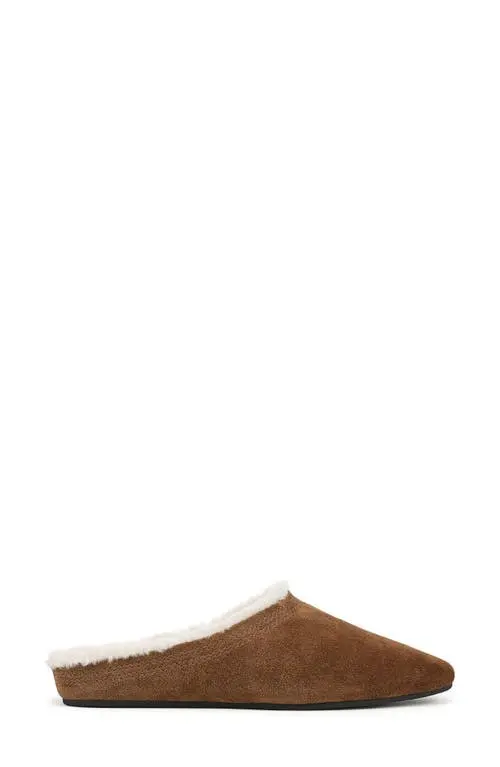 Veronica Beard Genuine Shearling Flat Mule