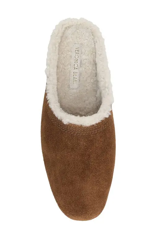 Veronica Beard Genuine Shearling Flat Mule