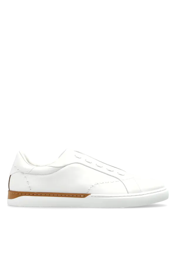 Fendi City" Leather Sneakers