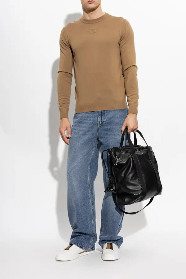 Fendi City" Leather Sneakers