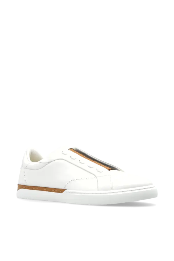 Fendi City" Leather Sneakers