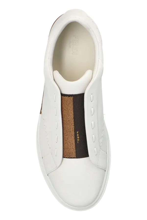 Fendi City" Leather Sneakers