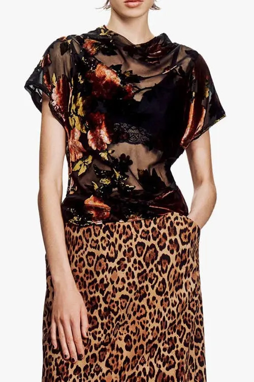 Anna Sui Folia Devoré Top