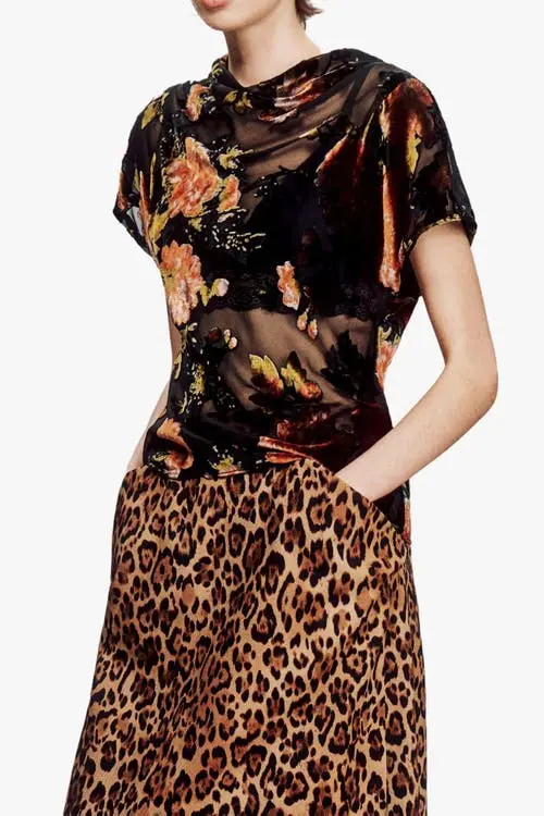 Anna Sui Folia Devoré Top