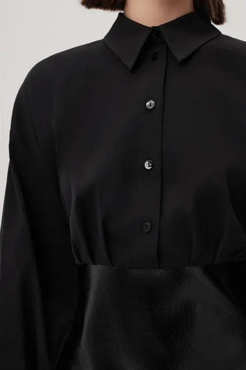 EXQUISE Fiori Mini Shirt Dress