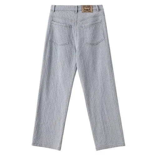 VERYRARE Waffle Denim Trousers