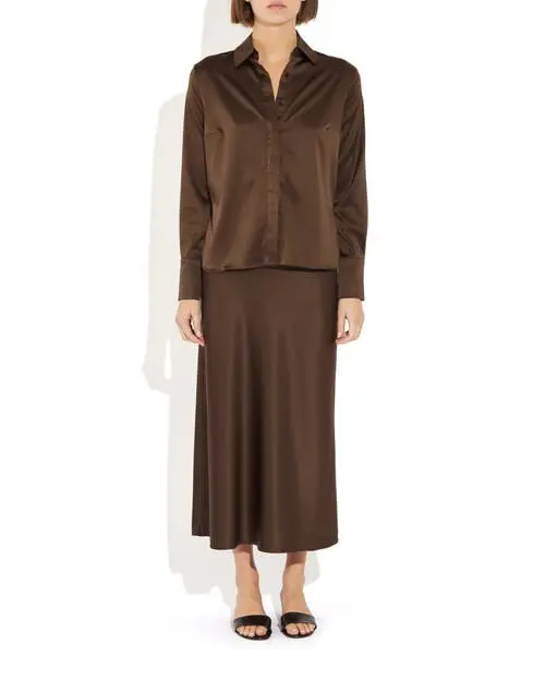 THE PARK Name Max Skirt - Chocolate