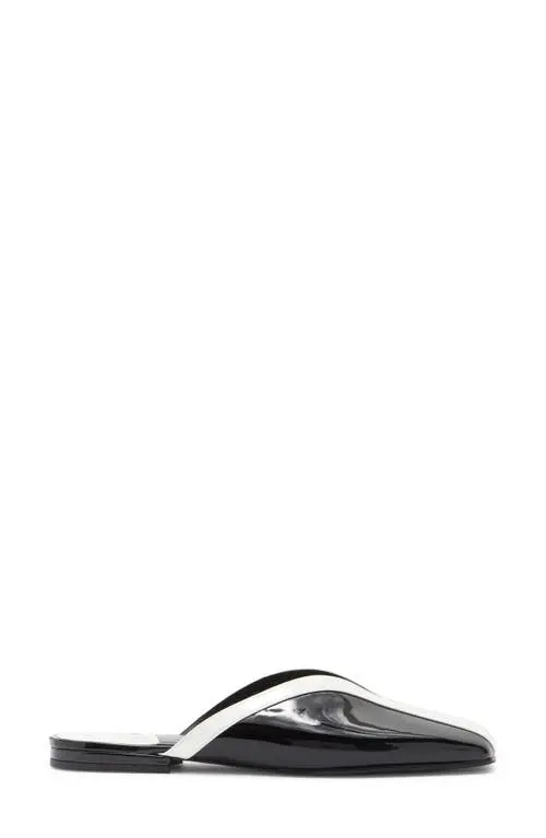 Jeffrey Campbell Narrows Mule - Black White Combo