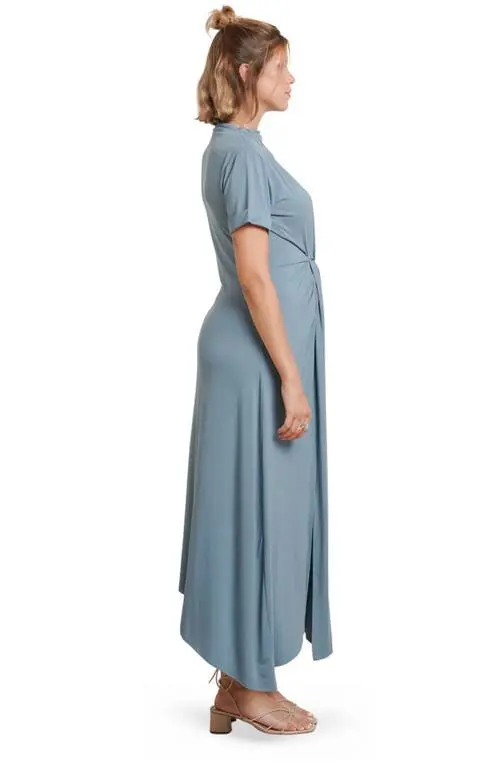 NOM MATERNITY Talia Maternity Twist Dress