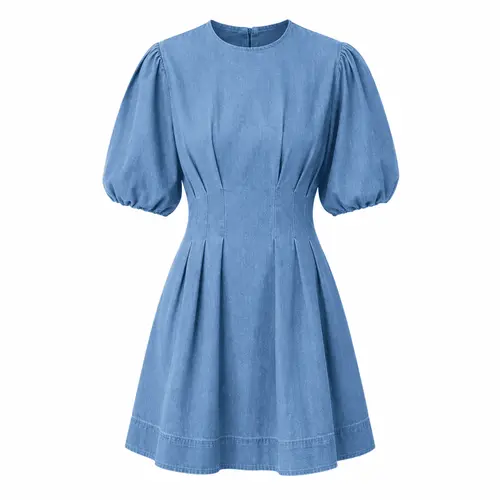 EXQUISE Briella Crew Neck Fitted Mini Dress