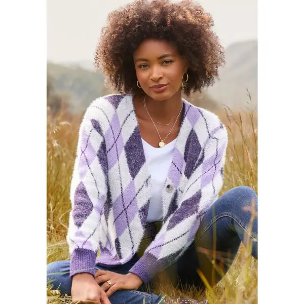 JOE BROWNS Fuzzy V Neck Cardigan
