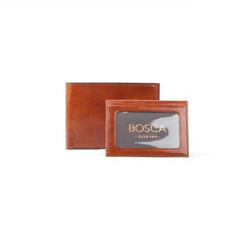 Bosca Old Leather Credit Card Wallet With Id Passcase