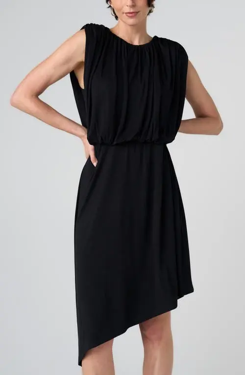 LIVERPOOL Sleeveless Knit Dress With Asymmetrical Hem