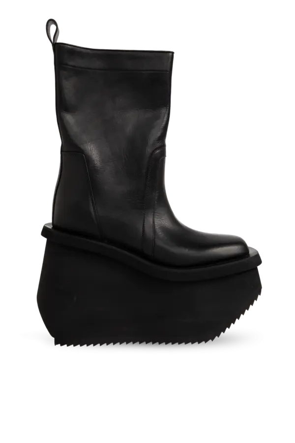 Rick Owens Platform Ankle Boots ‘factory Boots