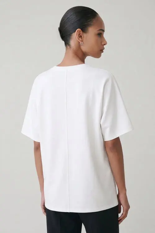 EXQUISE Christien Embroidered Knit Blouse