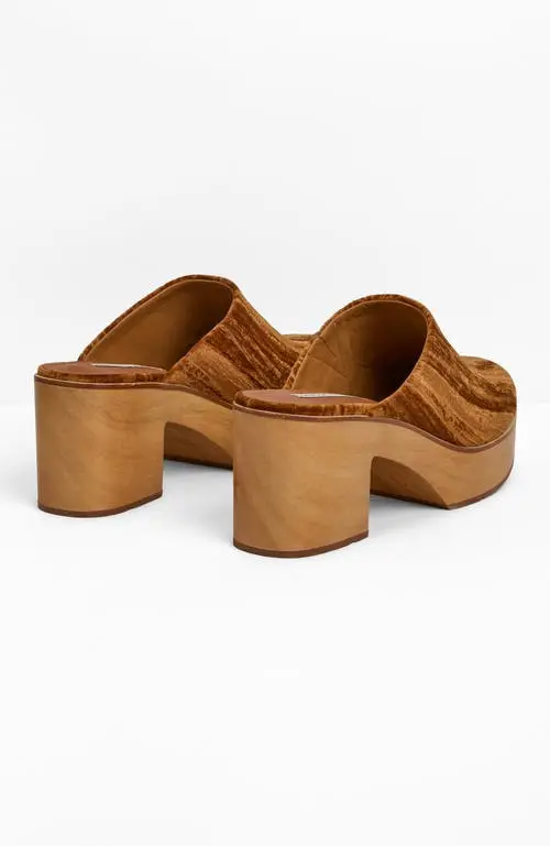 Charlotte Stone Curran Platform Clogs - Toffee
