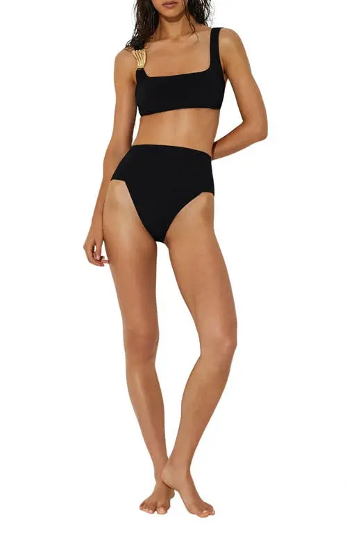 REISS Alba One-shoulder Bikini Top With Sculptural Detail