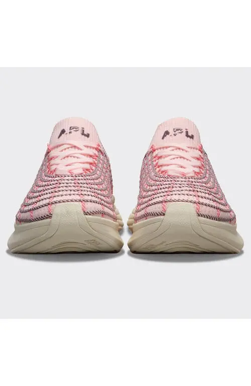 Apl Techloom Zipline Bleached Pink Moonscape Pristine Sneaker
