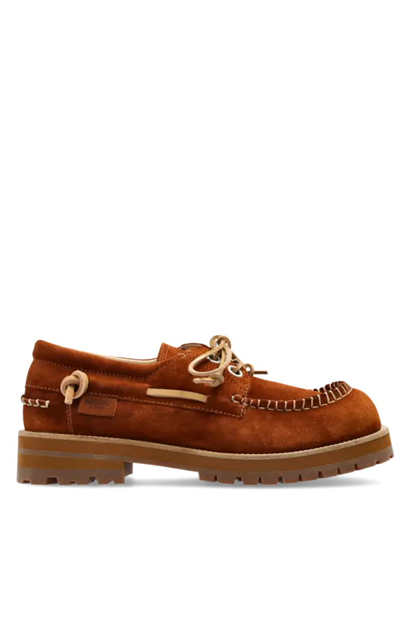 Moschino Suede Leather Loafers