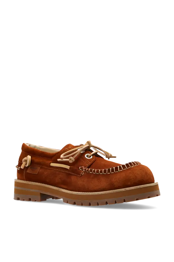 Moschino Suede Leather Loafers