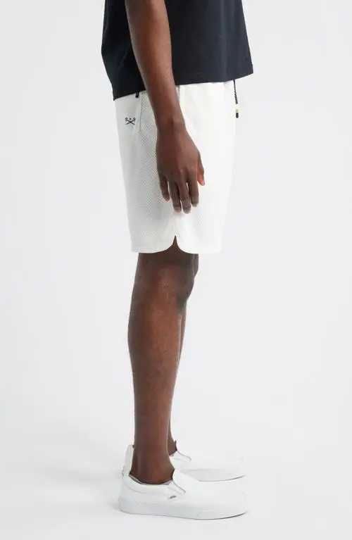 DARK SEAS No Sweat Mesh Shorts - White