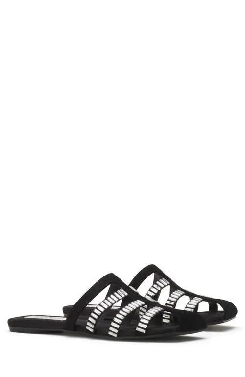 LANVIN Celeste Embellished Suede Sandals
