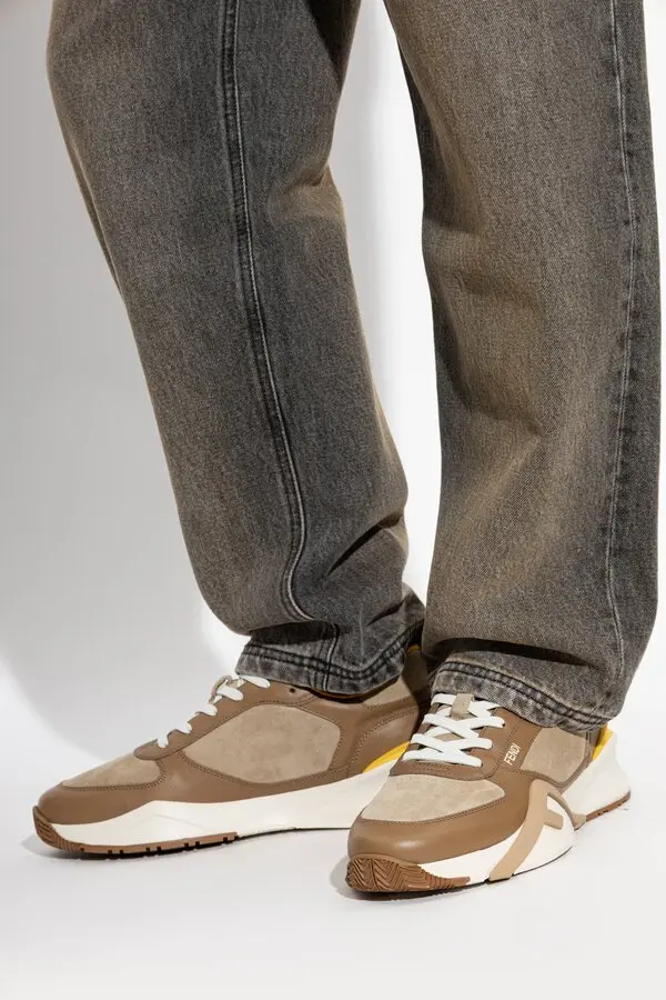Fendi Leather Sports Shoes