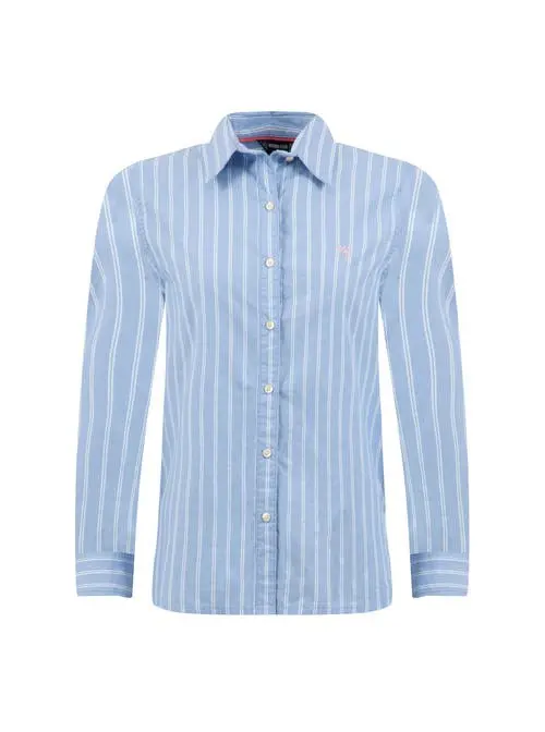 WEIRD FISH Roscoe Striped Boyfriend Shirt