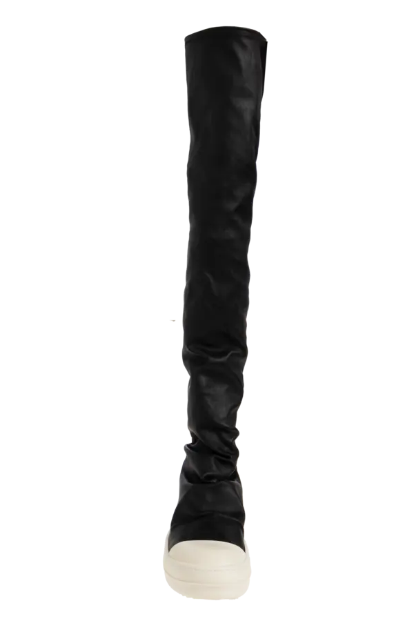 Rick Owens Over-the-knee Sock Boots - Black