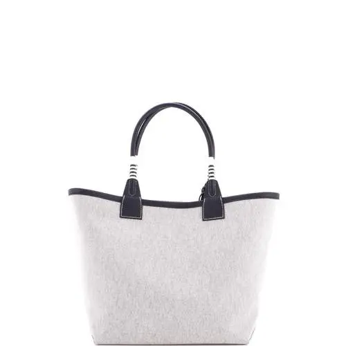 Hermès Sac Steeple Tote Toile With Leather 28