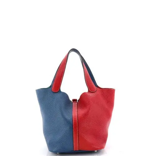 Hermès Picotin Lock Bag Bicolor Clemence Mm