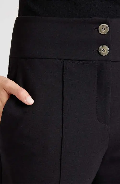 Santorelli Tania Slim Pant In Stretch Punto Milano