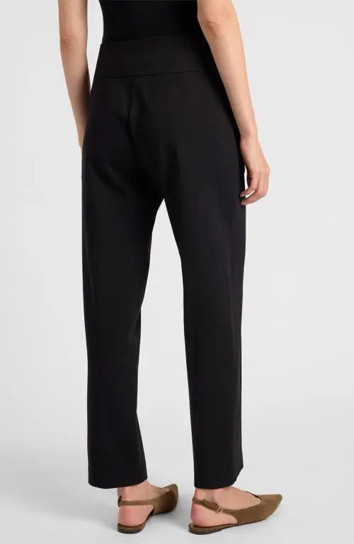 Santorelli Tania Slim Pant In Stretch Punto Milano