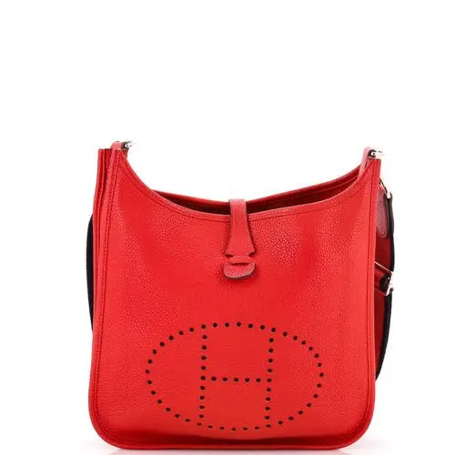 Hermès Evelyne Bag Gen Iii Clemence Pm - Red