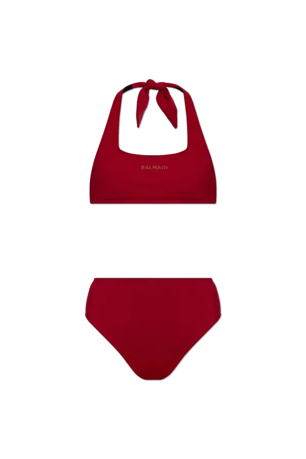 Balmain Two-piece Halterneck Swimsuit
