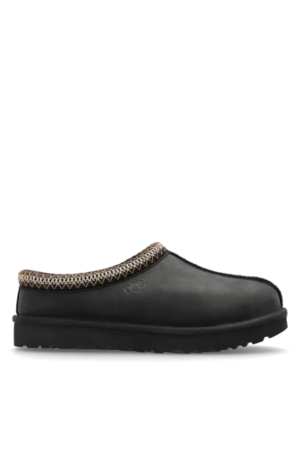 UGG Tasman Suede Slides - Black