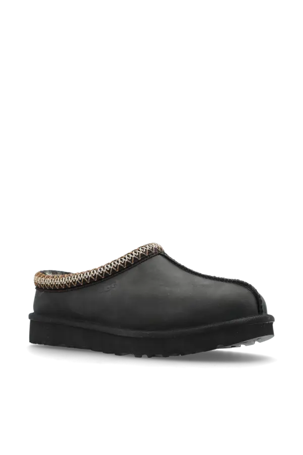 UGG Tasman Suede Slides - Black