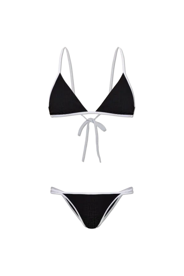 Balmain Two-piece Swimsuit - Black