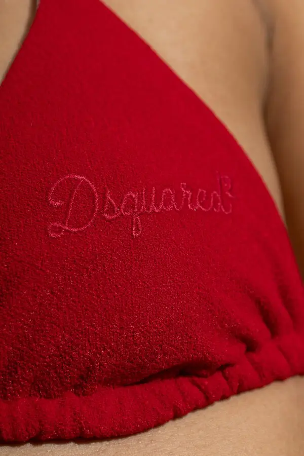 Dsquared2 Terry Triangle Bikini Top