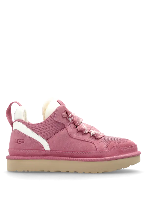 UGG Lowmel Suede And Mesh Lace-up Sneakers