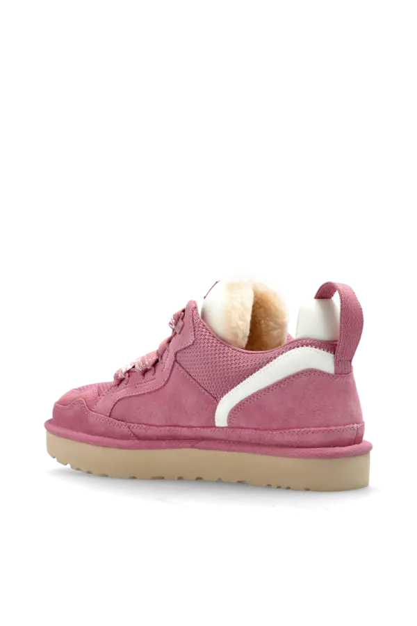 UGG Lowmel Suede And Mesh Lace-up Sneakers