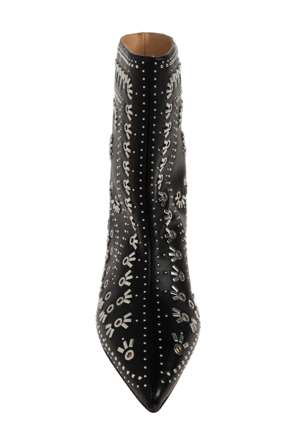 ODISSI Studded Wedge Ankle Boots
