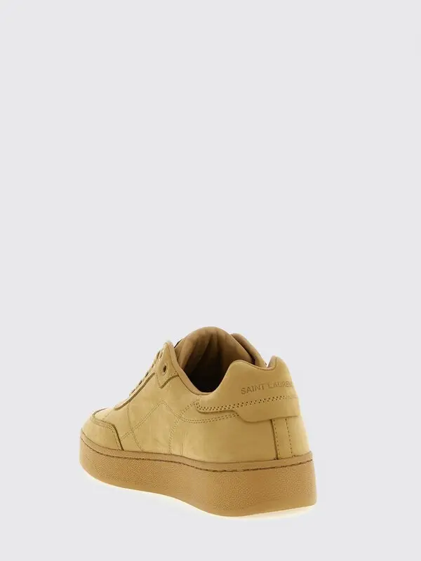 Saint Laurent Calfskin Sneakers - Cream