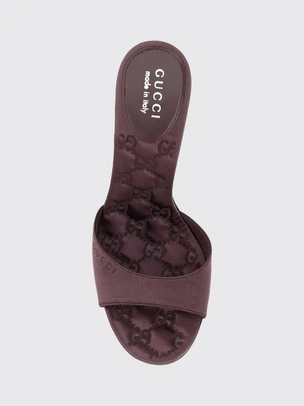 Gucci Heeled Sandal Wine
