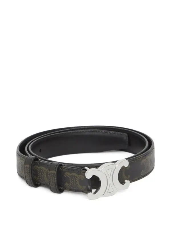 Celine Triomphe Leather Belt - Multicolor