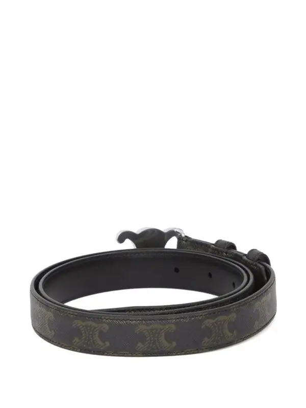 Celine Triomphe Leather Belt - Multicolor